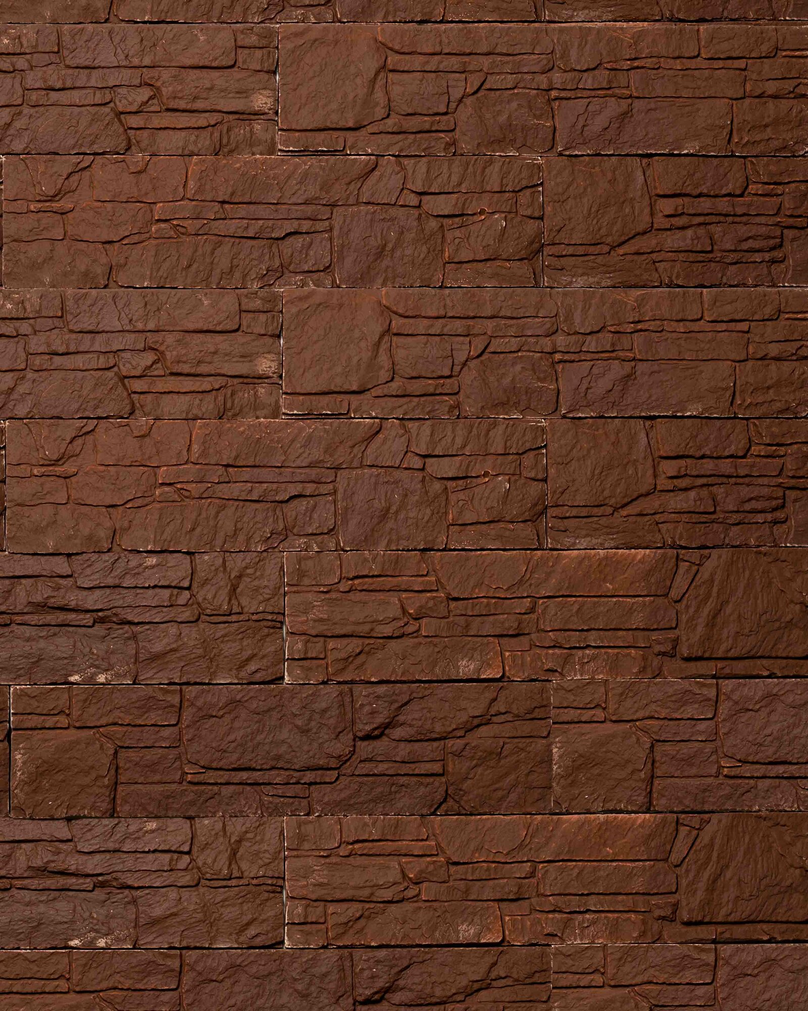 Декоративный гипсовый сланец инкора-декор Скандинавский 0,57 м2 темно-коричневый 15 шт 40x9,5см