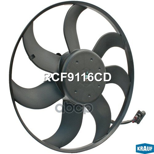 Вентилятор охлаждения! с электроприводом VW Polo, Skoda Fabia 1.2-1.8 99-07 Krauf арт. RCF9116CD