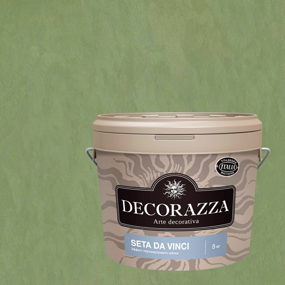 Декоративная штукатурка с эффектом перламутрового шёлка Decorazza Seta Da Vinci (5кг) SD 11-34