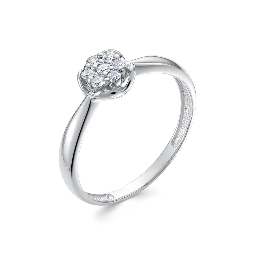 Кольцо, белое золото, 585 проба, бриллиант