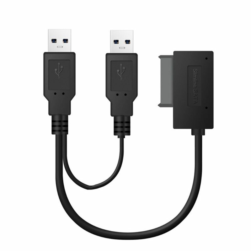 SATA to USB 2.0 Sata 7 + 6-контактный кабель 13-контактный адаптер-конвертер для ноутбука CD-ROM DVD-ROM Slimline Drive