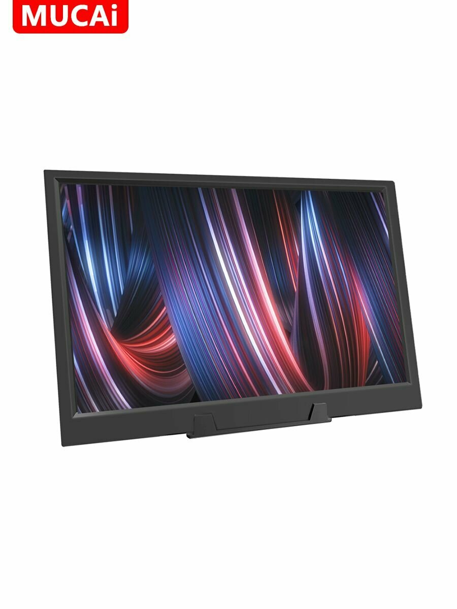 Портативный монитор MUCAI N116A, 11.6", 60Гц, черный, с подставкой
