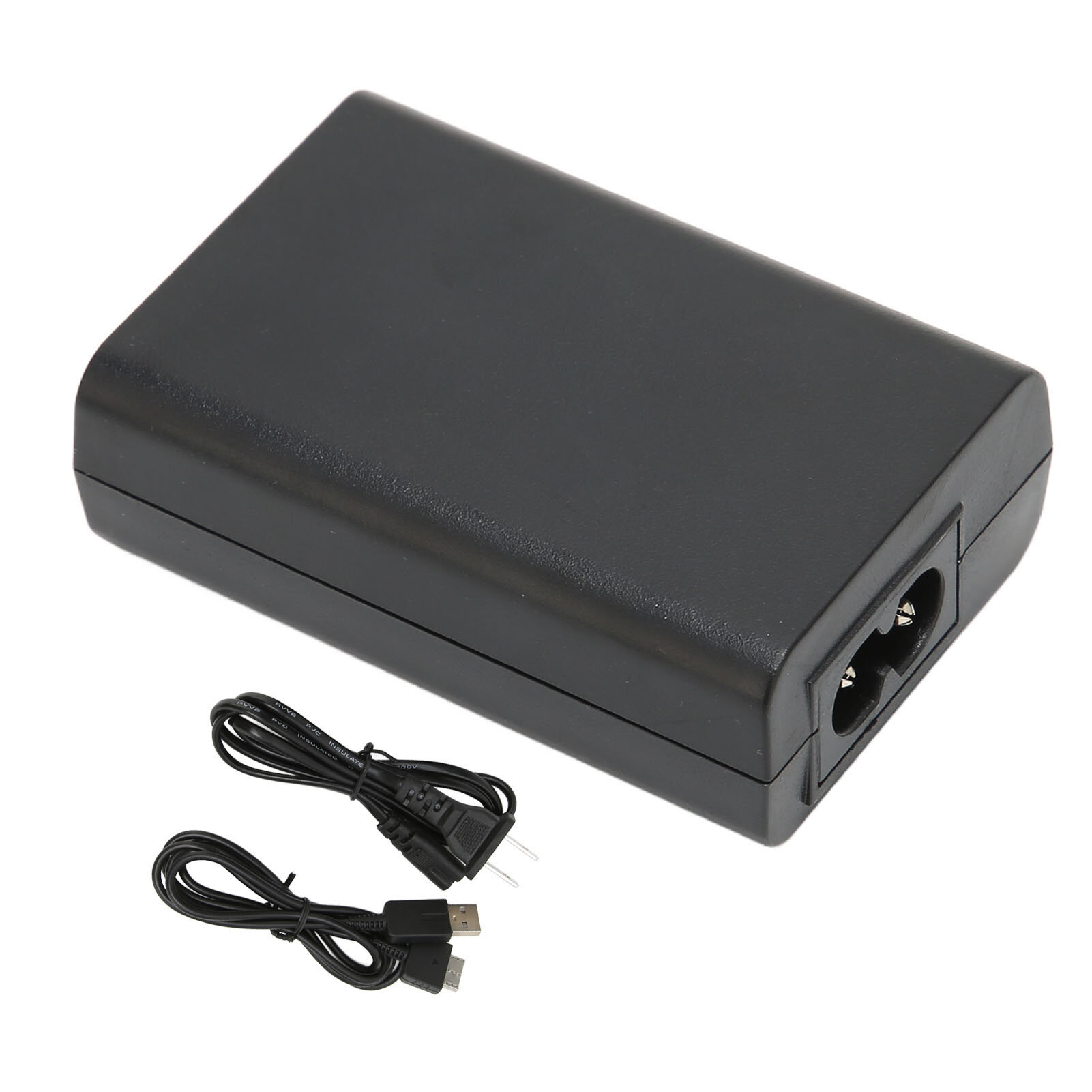 Зарядное устройство AC и кабель USB для консоли PS VITA 1000, адаптер сетевой 100‑240В, штекер стандарта США, комплектующие для игровой консоли PS VITA 1000 (в комплект входит 1 адаптер AC, 1 сетевой кабель AC, 1 кабель USB для зарядки)