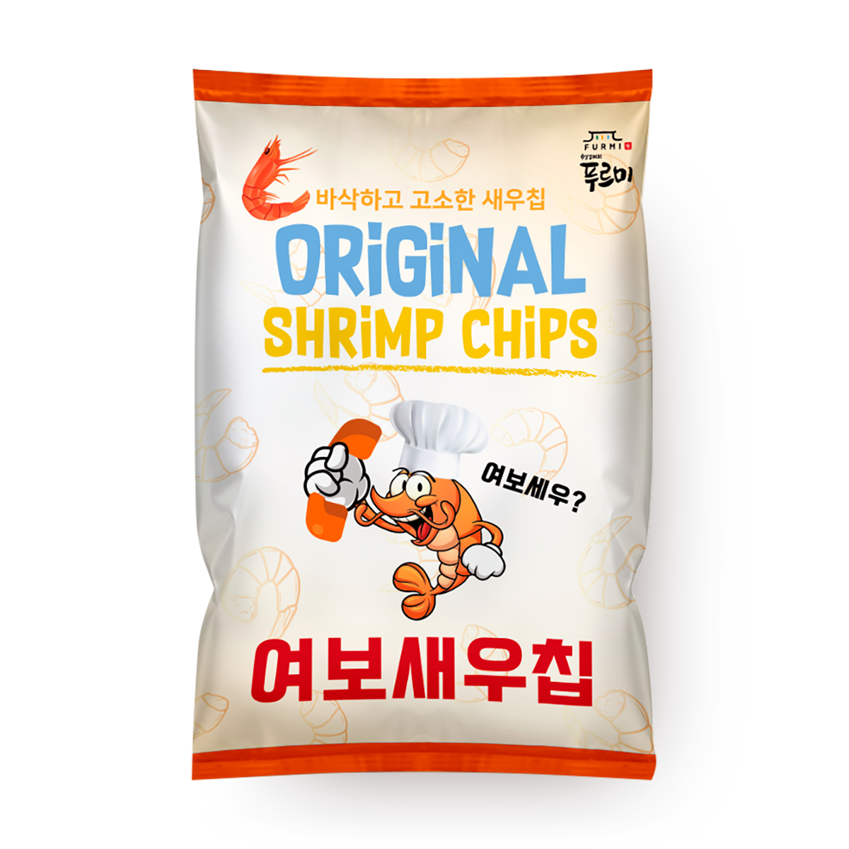 Чипсы Furmi, со вкусом креветки, оригинальные, 70 граммов, 1 упаковка