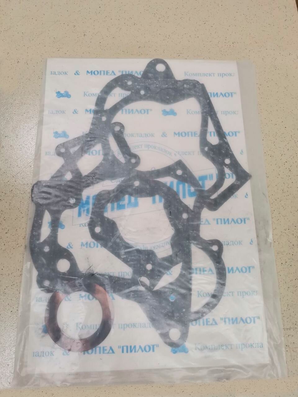 Набор прокладок двигателя, для мопеда Пилот