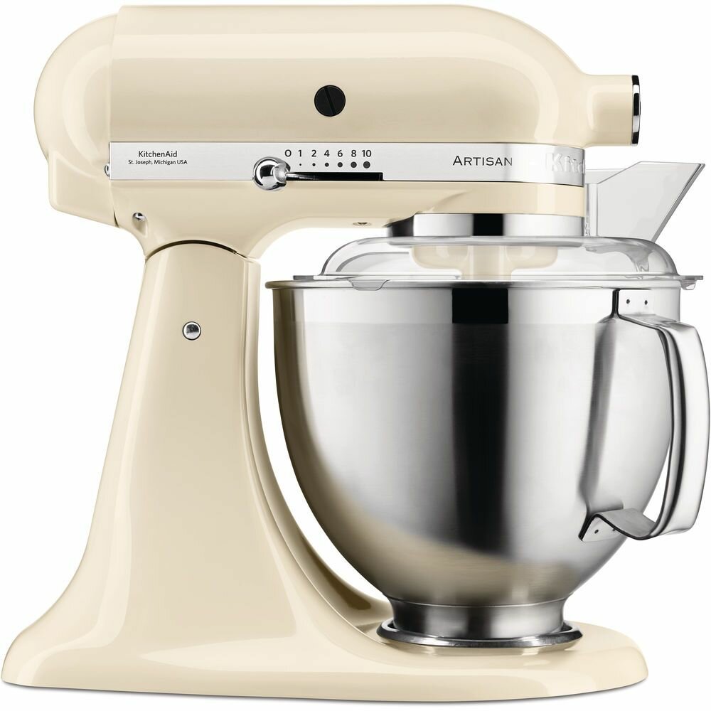 Миксер планетарный KitchenAid Artisan Series 5-Quart Tilt-Head Stand Mixer Almond Cream KSM185PSAC