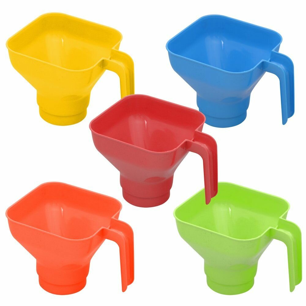 Воронка кухонная для банок "Квадрат", 17,5х12,5х12 см пластик (без выбора цвета)