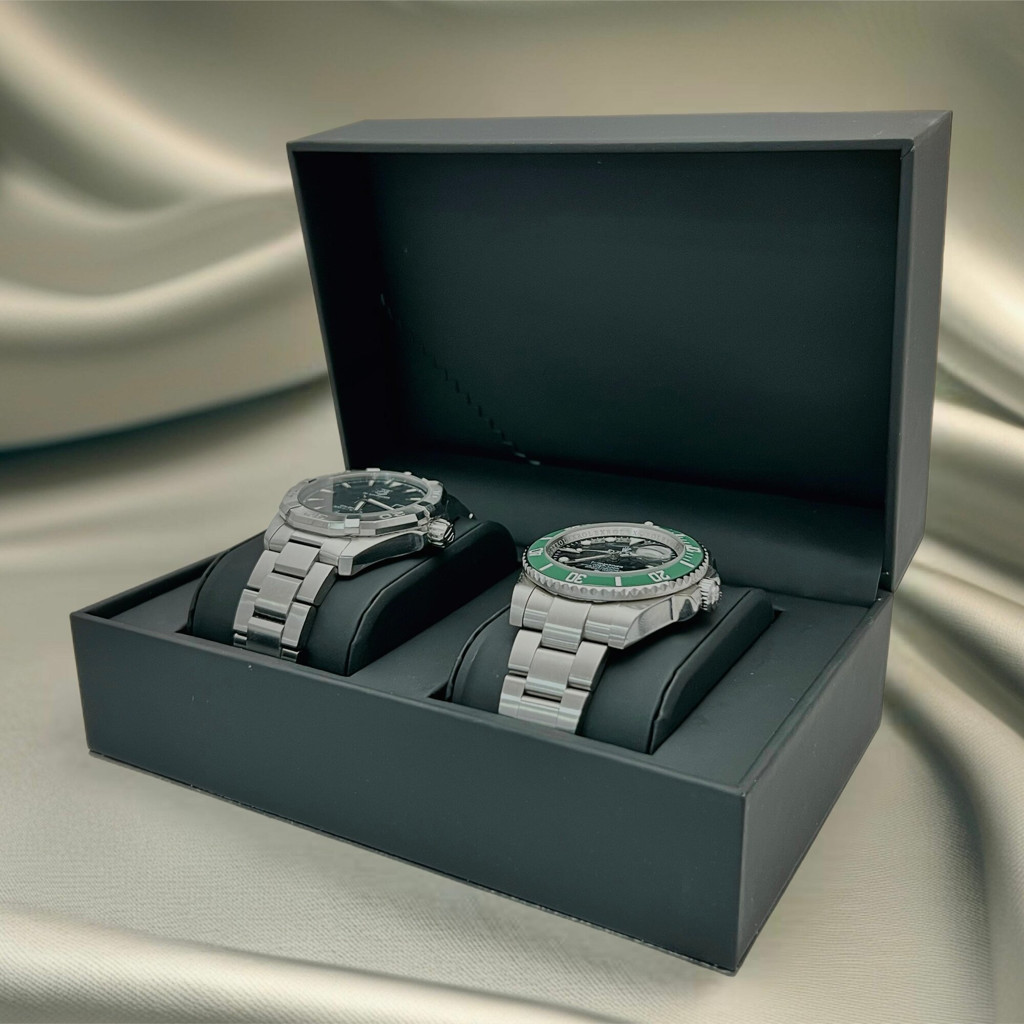 Коробка подарочная для часов на 2 ячейки