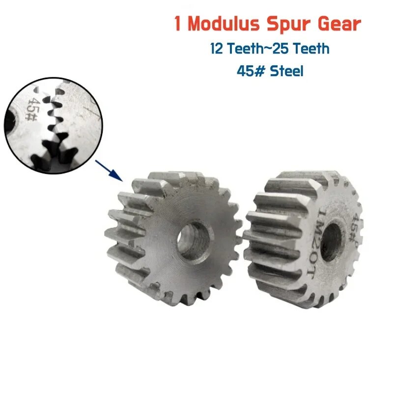 Шестерня прямозубая 1M-25Teeth, отв. QTY 1Pcs