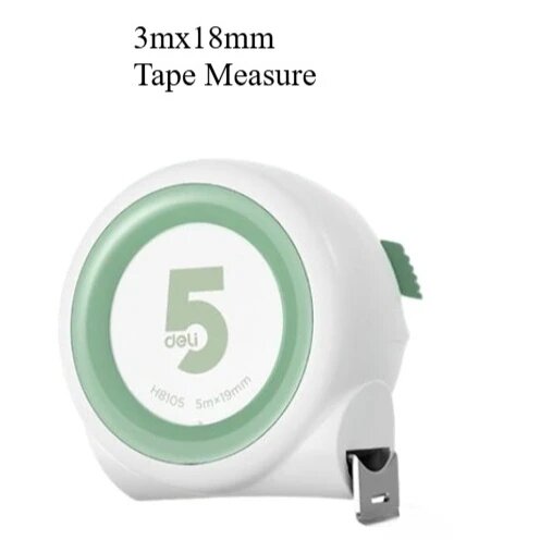 Рулетка Deli 3mx8mm, цвет 3mx8mm