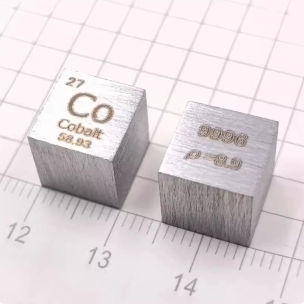 Кобальт, металлический куб 10mm-8.9g, цвет кобальт