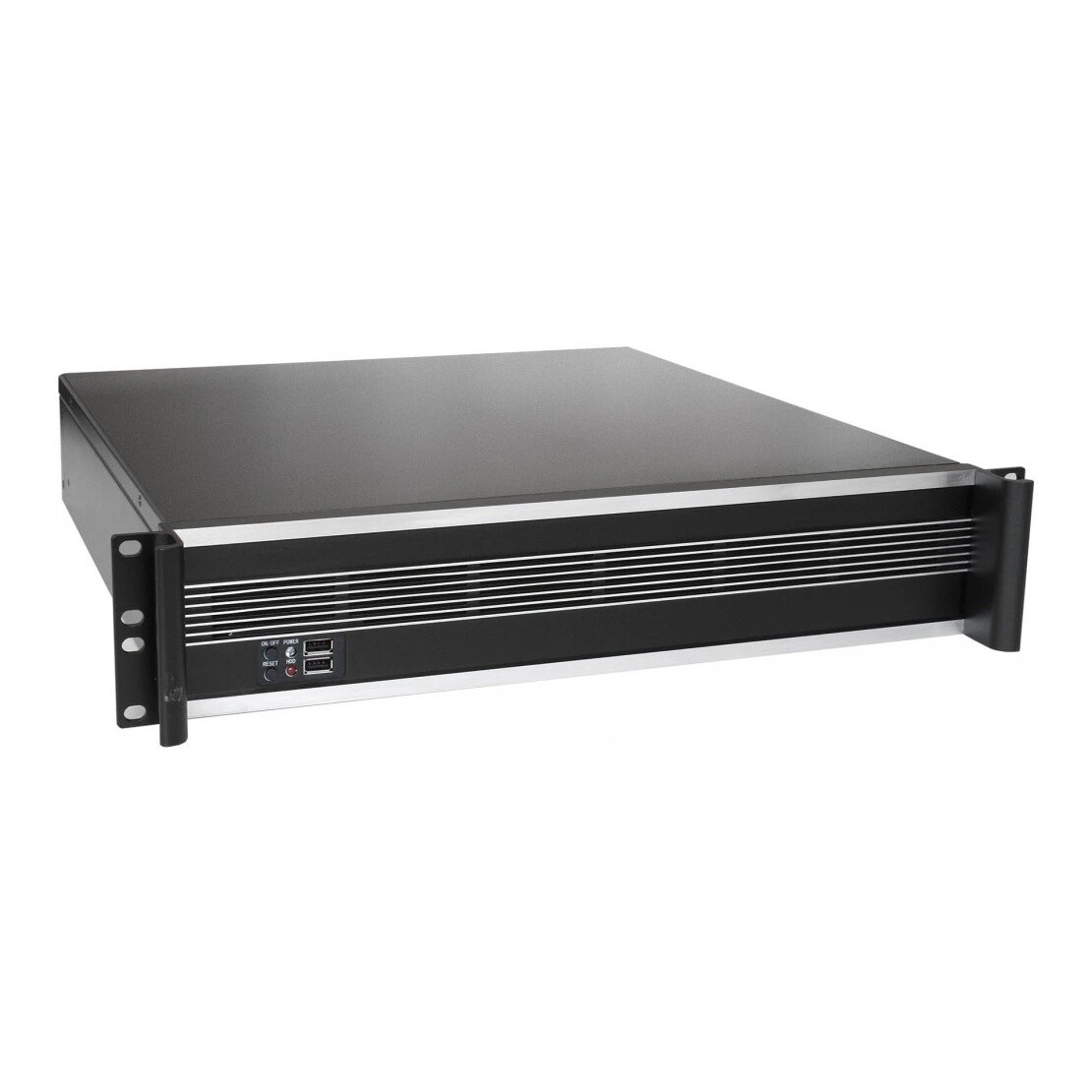 Корпус серверный ExeGate Pro 2U450-09 (X284969RUS) MicroATX, БП 500 Вт, 2 USB, черный