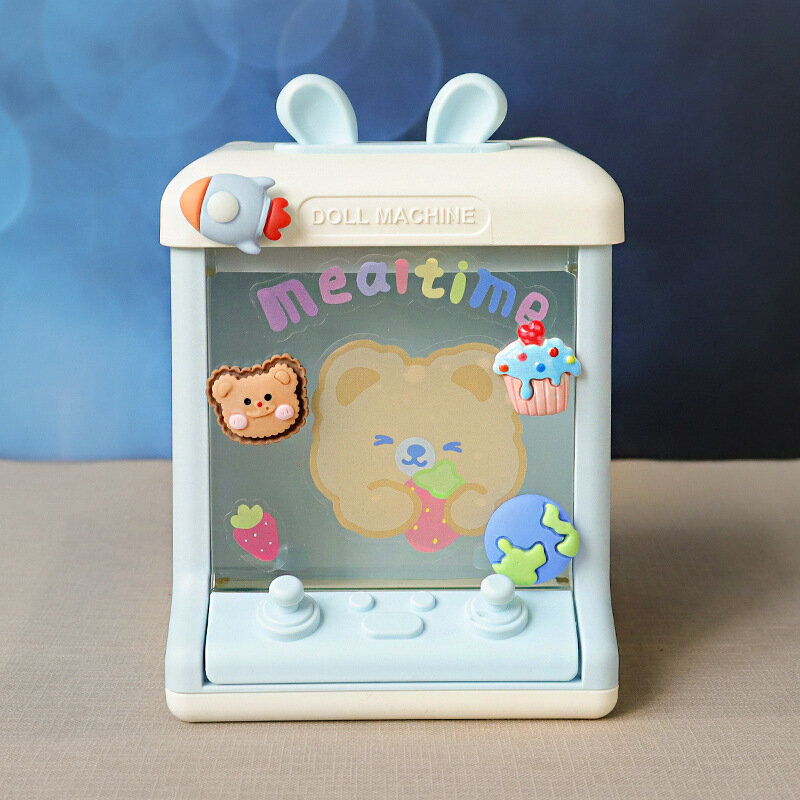 Пенал-комплекс, с игрушкой, для школьной письменной поверхности, 10 отделений, стильный, для детей и подростков