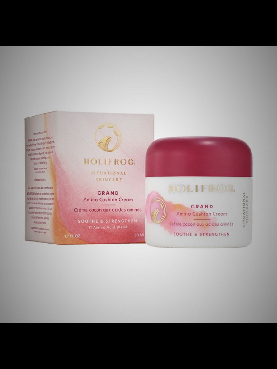 HOLIFROG Grand Amino Cushion Cream, Укрепляющий увлажняющий крем с аминокислотами, пептидами и ниацинамидом 50 мл