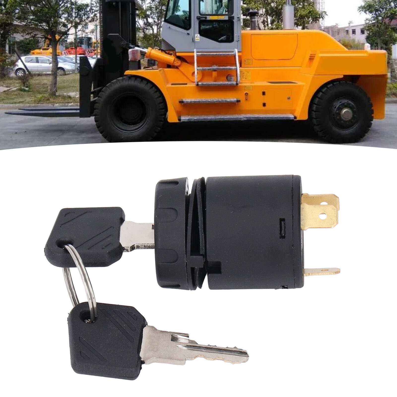 Универсальный ключ для стартера зажигания из нержавеющей стали для трактора, вилочного погрузчика, строительной техники.