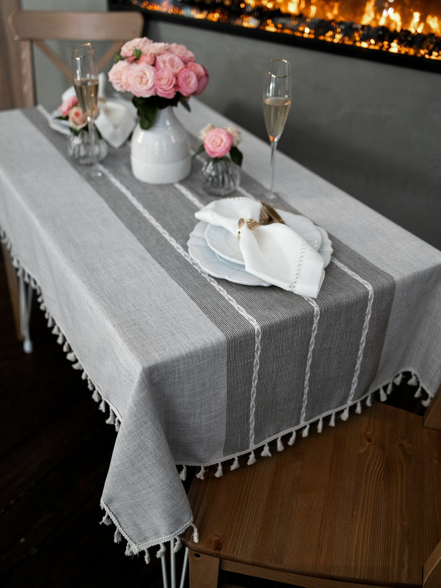 Estetica Home Скатерть Лен 140x180см