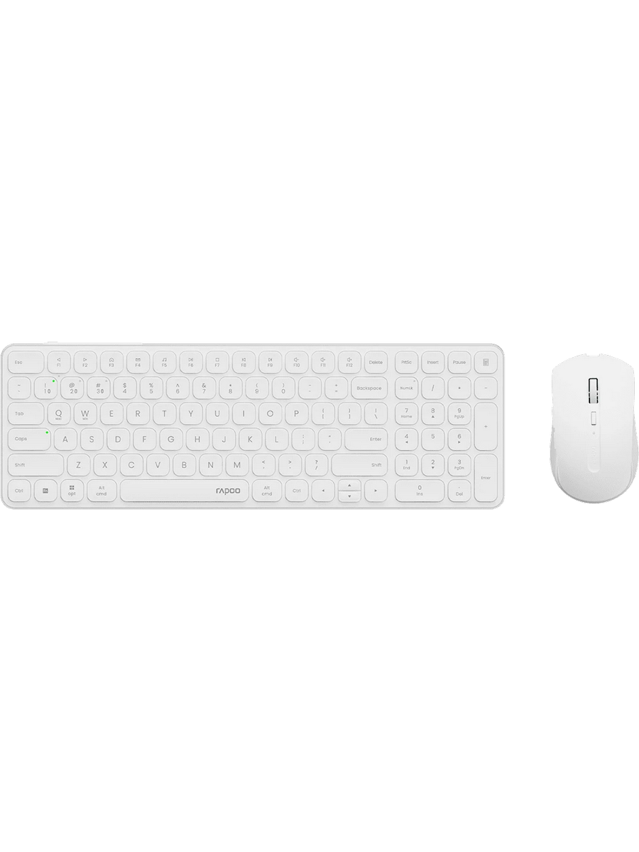 Клавиатура RAPOO 9350S-WHT Белый Bluetooth/Радиоканал RU