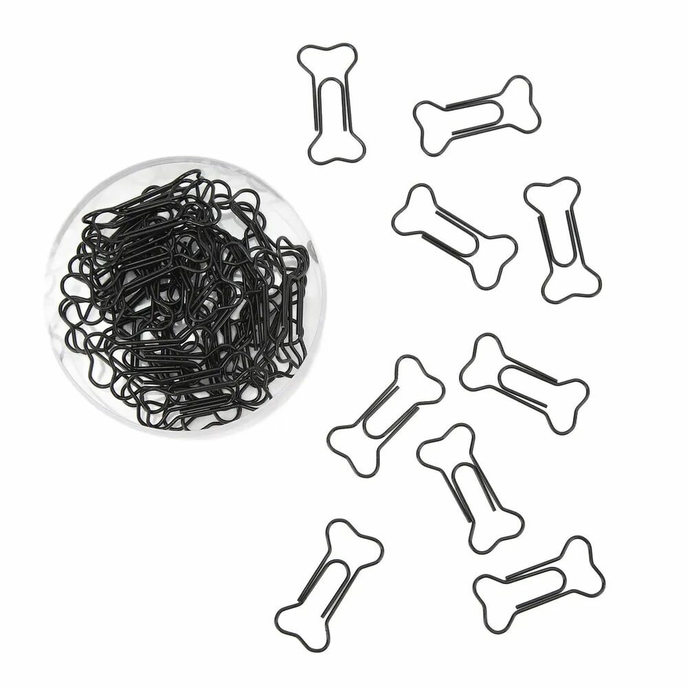 Скрепки в форме кости