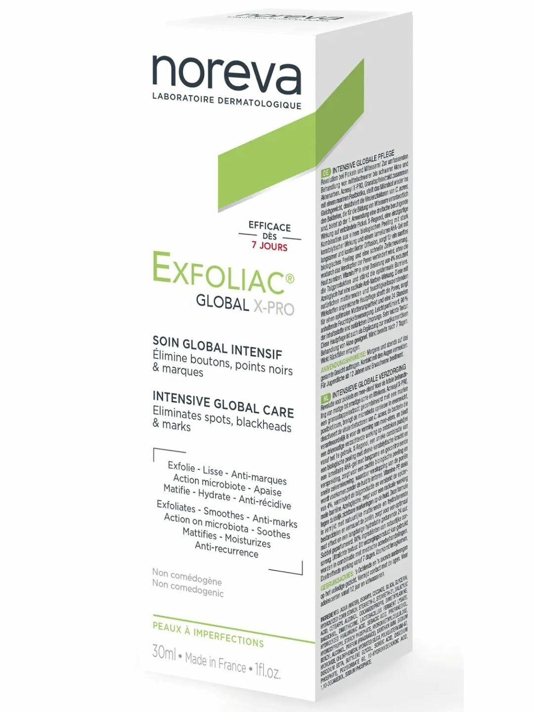 Норева эксфолиак Глобал X-PRO, 30 мл / NOREVA Exfoliac Global X-PRO — фото 1