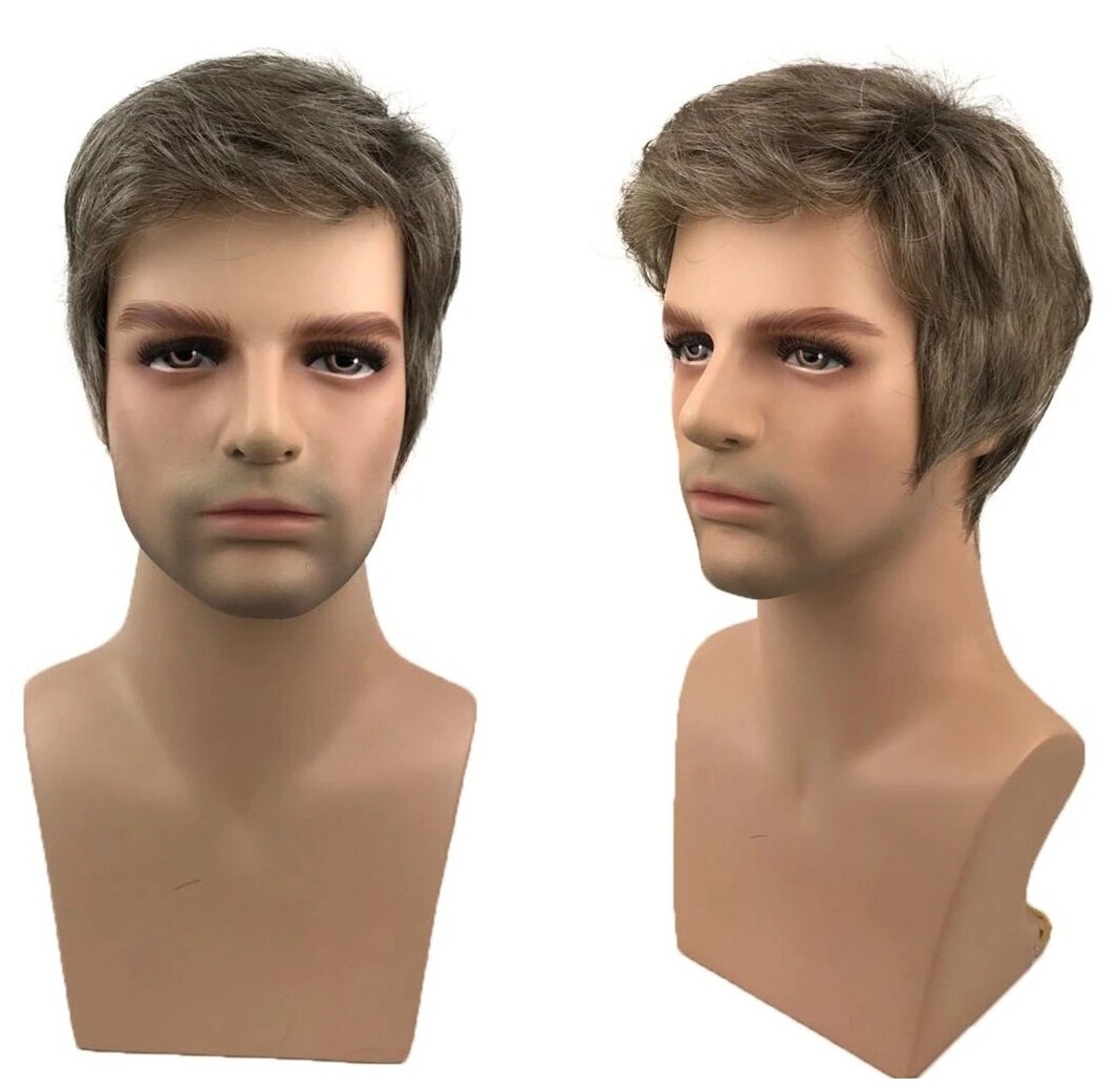 Парик Parik-Ru.ru, термостойкость, мужские, искусственный волос, длина короткая, размер 54-60