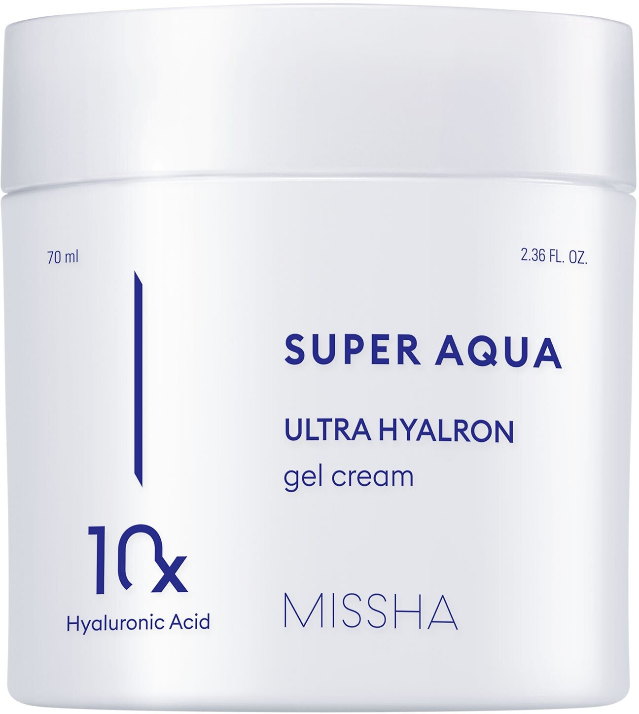 Крем для лица Missha Ultra Hyalron Super Aqua, увлажняющий, для всех типов, 70мл