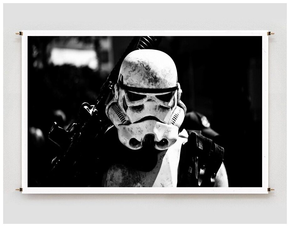 Постер плакат для интерьера "Звёздные Войны: Штурмовик. Star Wars"/ Декор дома, офиса, комнаты A3 (297 x 420 мм)