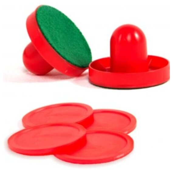 Набор для аэрохоккея Dfc B-060-001, 2 биты + 4 шайбы