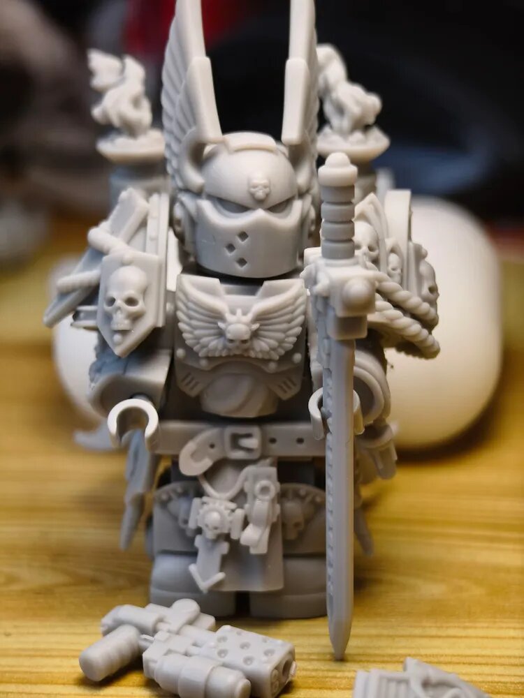 3D-печать минифигурки Боевой молот 40000 / Warhammer 40000(40K) , Dark angel/ совместимы с легo конструкторами/YY0007