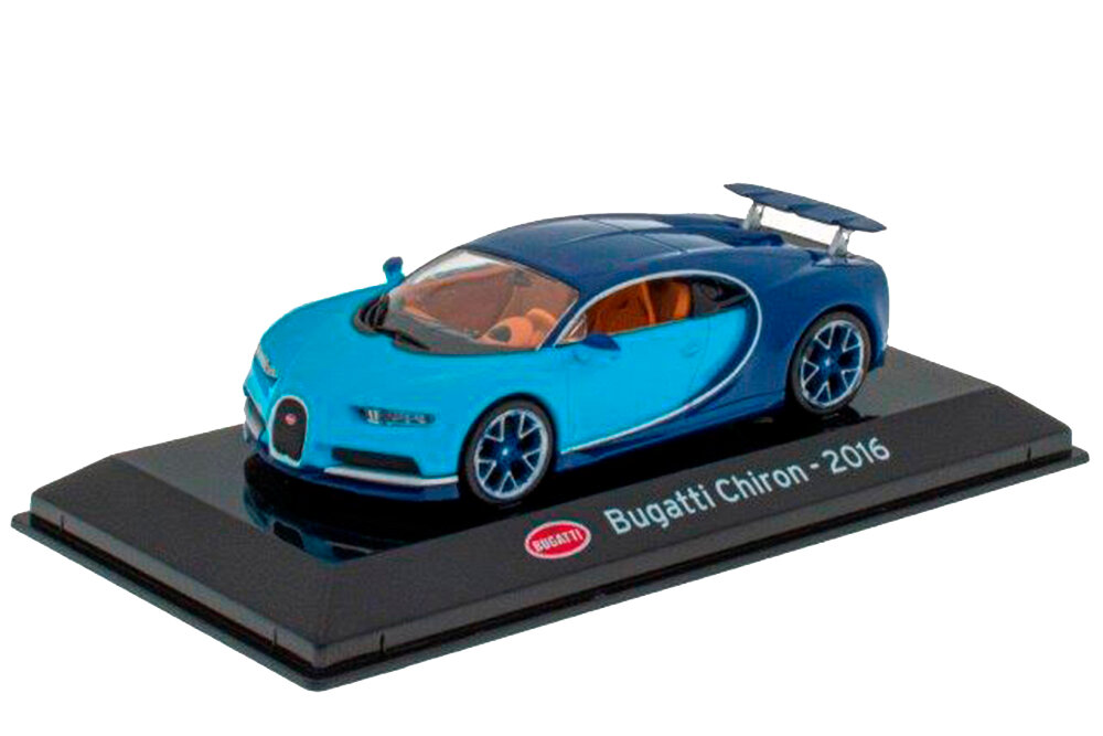Модель коллекционная ALTAYA Bugatti chiron 2016 blue/light blue