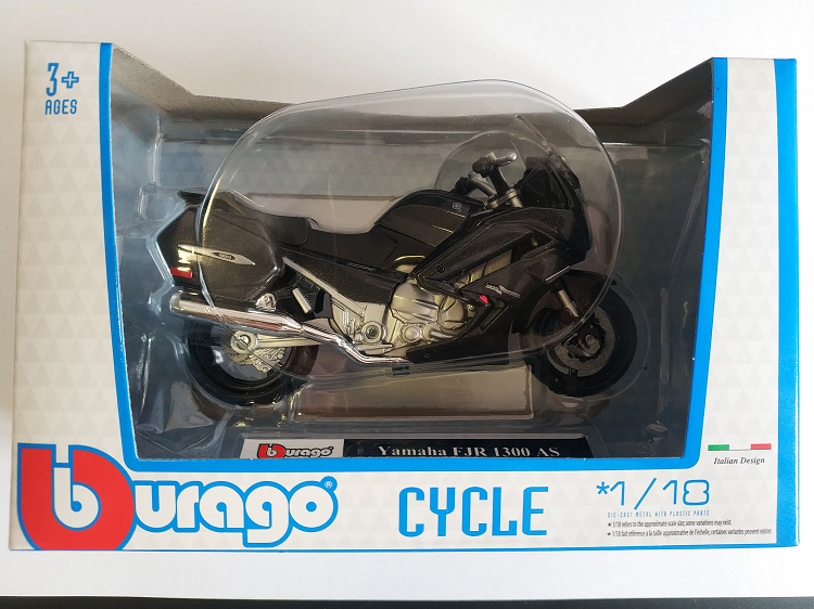 Мотоцикл Bburago 1:18 Yamaha FJR 1300 AS 18-51000