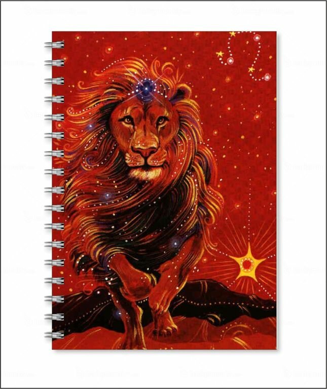 Тетрадь со знаком зодиака Лев №8, А6
