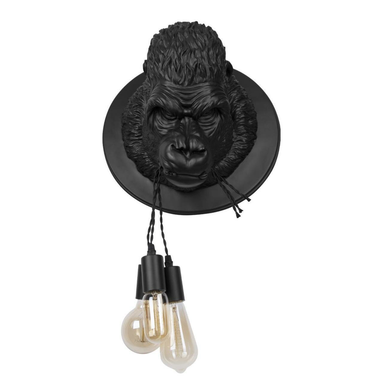 Светильник настенный Loft it Gorilla, 10178 Black, 120W, E27, Стиль Модерн
