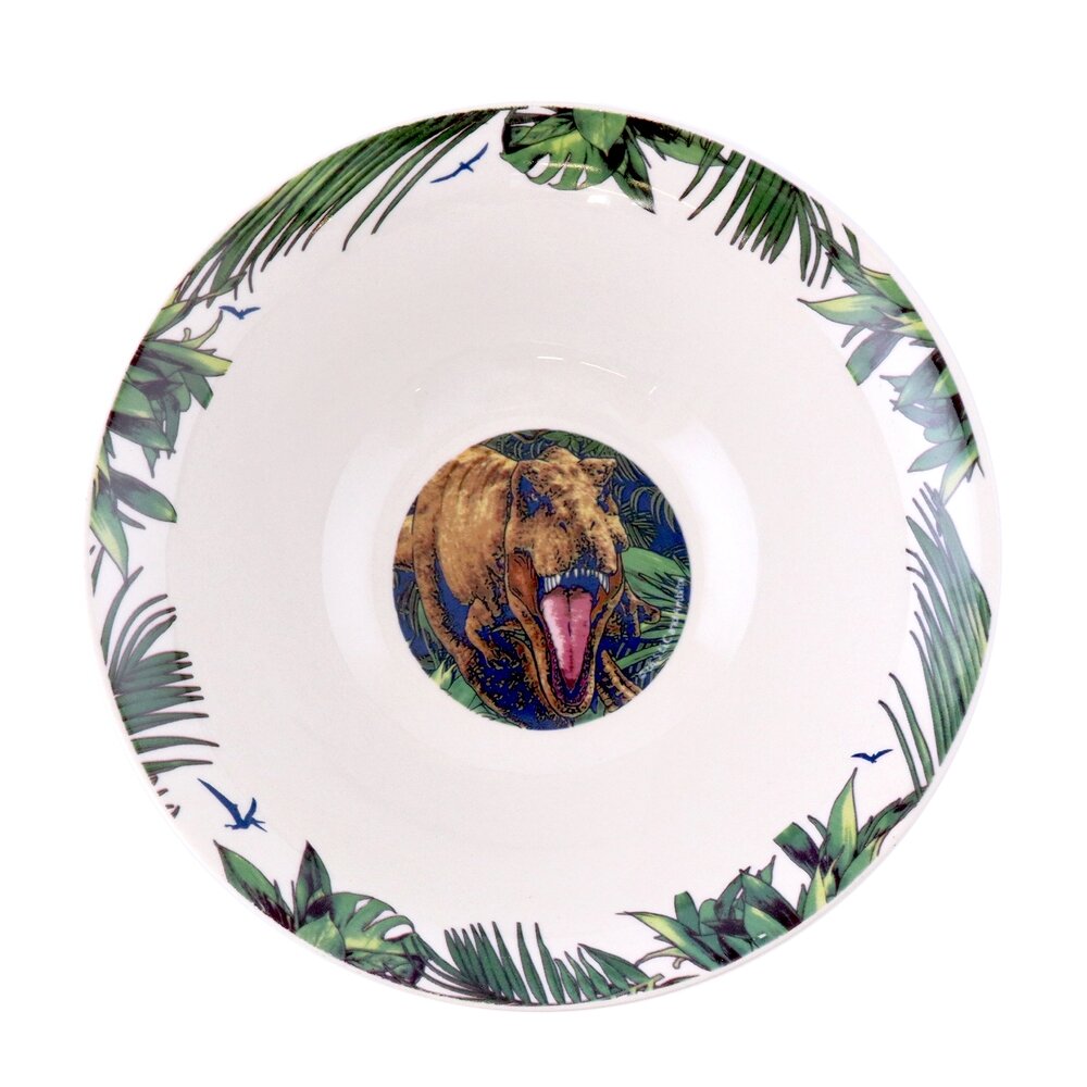 Салатник "Мир Юрского периода", Велоцираптор Блю, 17 см, фарфор