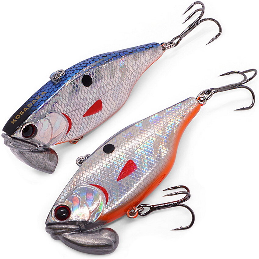 Воблер виб Kosadaka Trigon TN 70S, тонущ, 70мм, 31.5г, цв. GTC