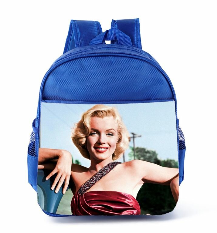 Рюкзак синий Мэрилин Монро, Marilyn Monroe №1