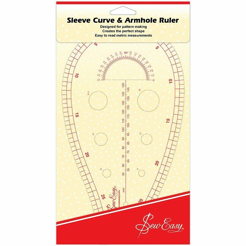 Hemline NL4209 Лекало для изготовления проймы рукава, 13.7 x 25.2 x 0.2 см