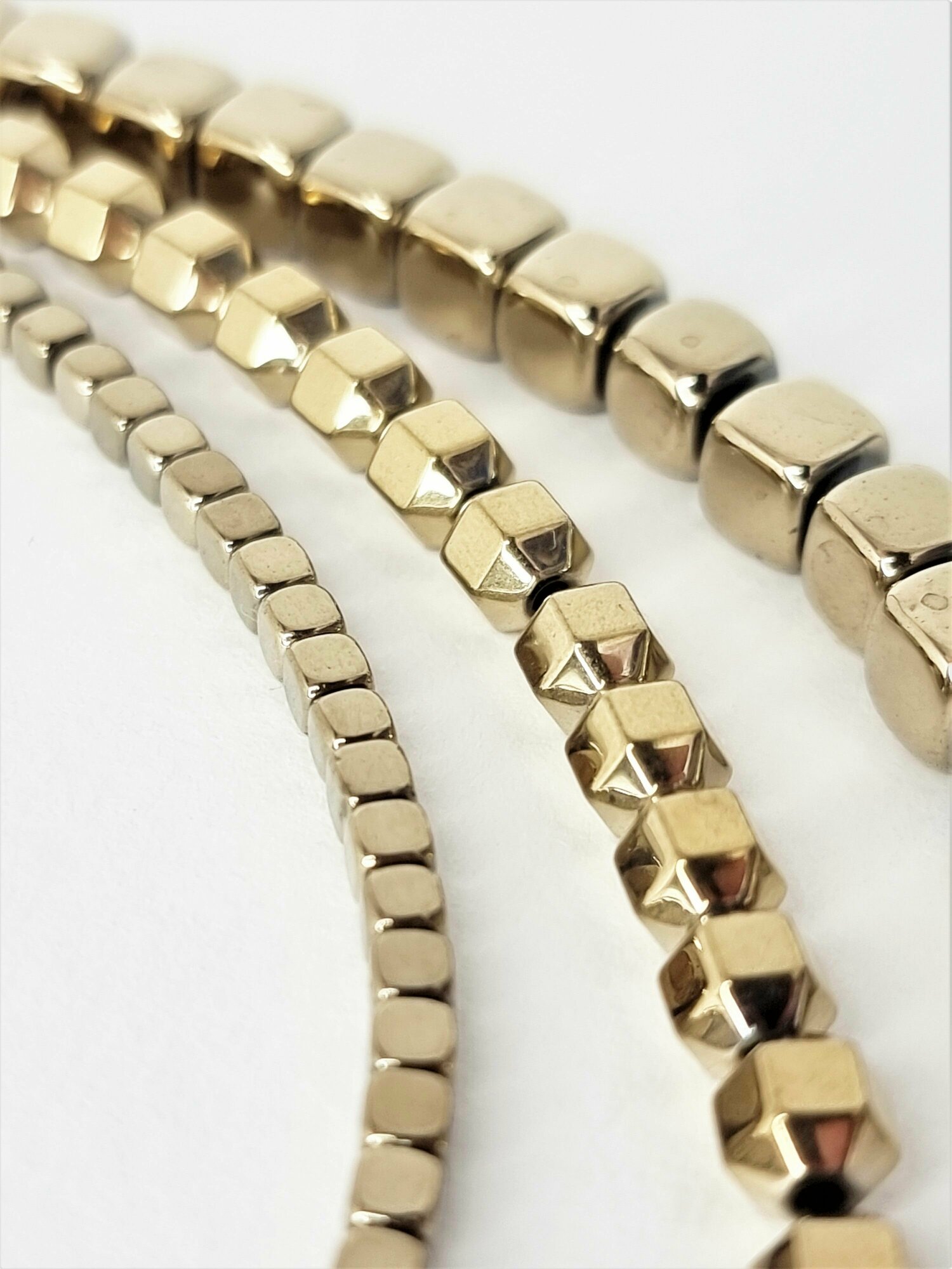 Гематит светлая бронза. 3-6мм. 60шт.