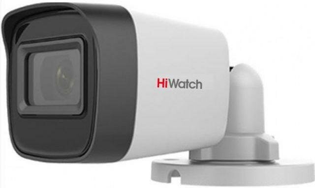 Камера HiWatch HD-TVI 5MP IR BULLET DS-T500(C) (2.8MM), белый