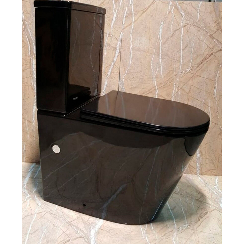 Унитаз напольный Ceramalux (Керамалюкс) с сиденьем и бачком NS2178-18