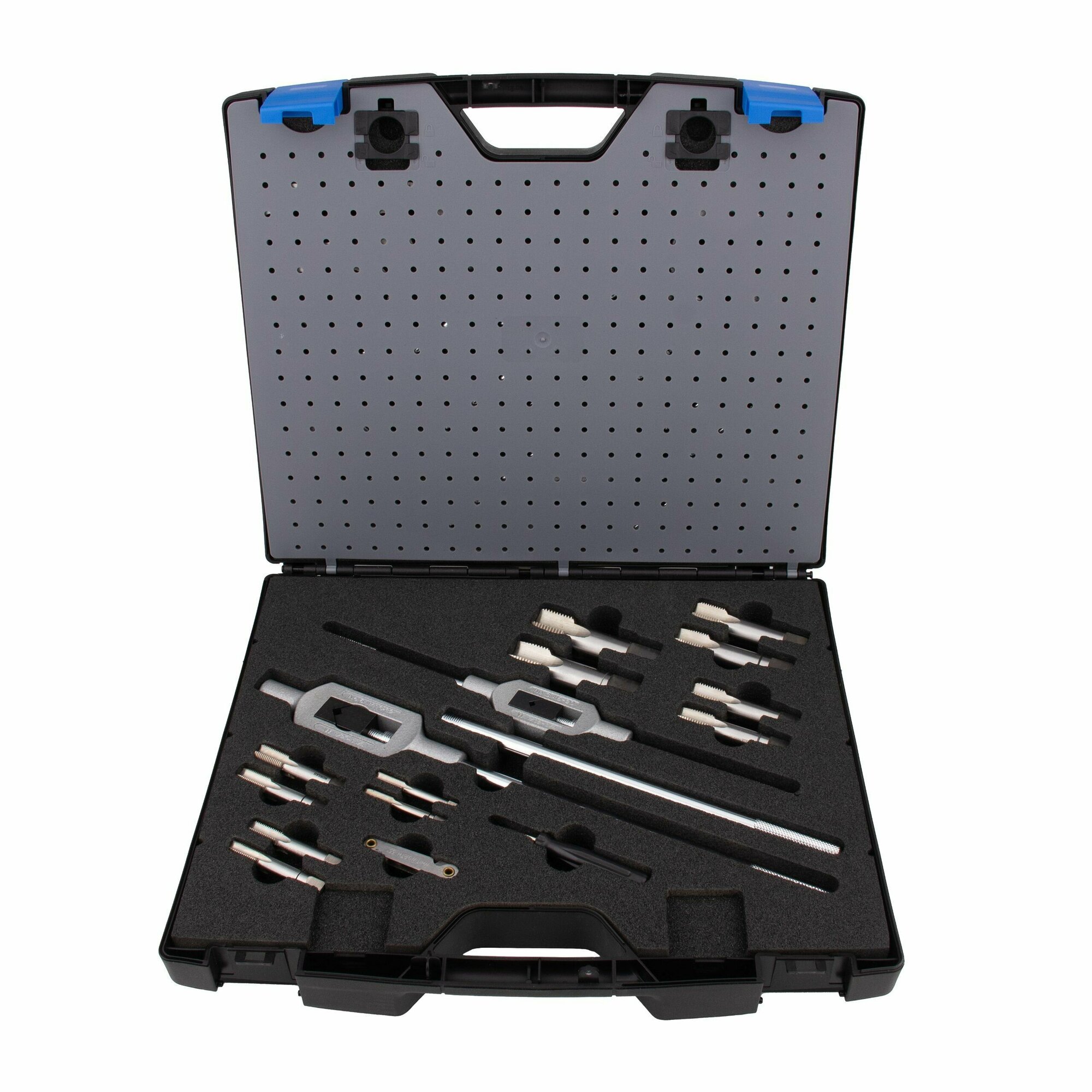 Набор метчиков и плашек NORGAU Industrial G 1/8-1", HSS, 27 предметов