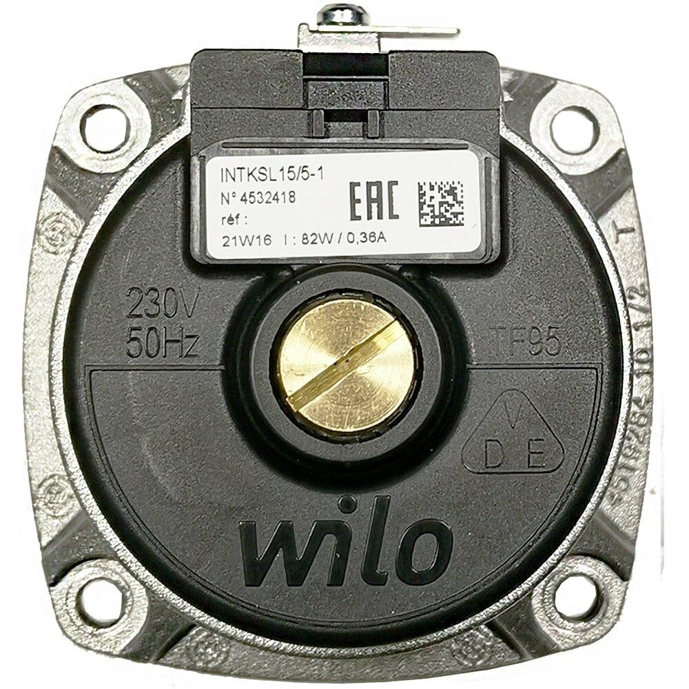 Двигатель циркуляционного насоса WILO INTKSL 15/5-1 82 W Франция односкоростной без конденсатора подходит на BAXI ARISTON ELECTROLUX FONDITAL SIME