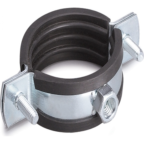 Хомут трубный с рез. профилем (87-94мм) 3' M10 оцинкованный | код ХТР (87-94мм) 3 M10 | КМП (20шт. в упак.)