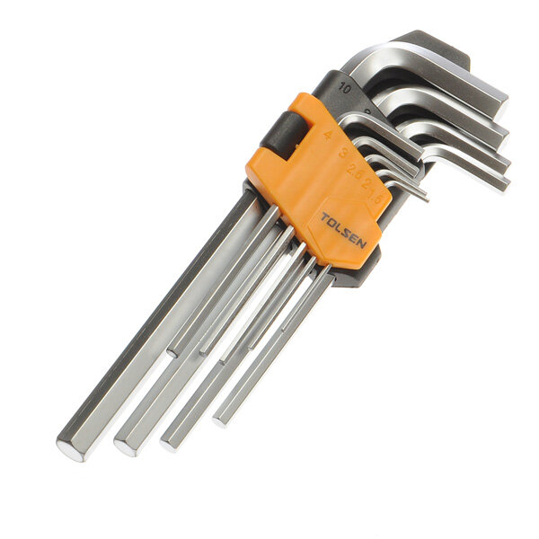 Набор Г-образные ключи CrV 1,5-10мм 9шт Tolsen 20048