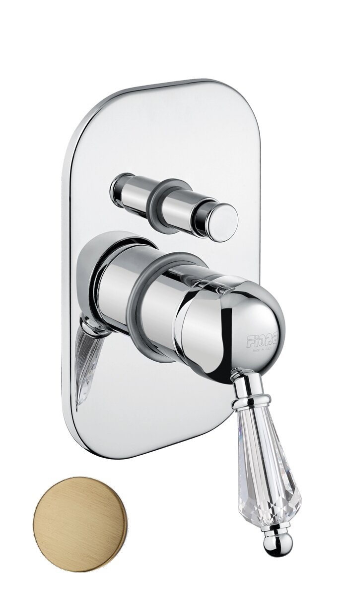 Смеситель для душа Fiore IMPERIAL- SKY (SWAROVSKI®) 82ZZ5134, бронза