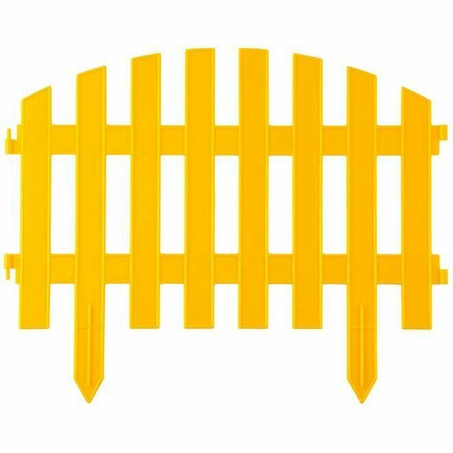 Забор декоративный АР деко, GRINDA 28х300 см, желтый