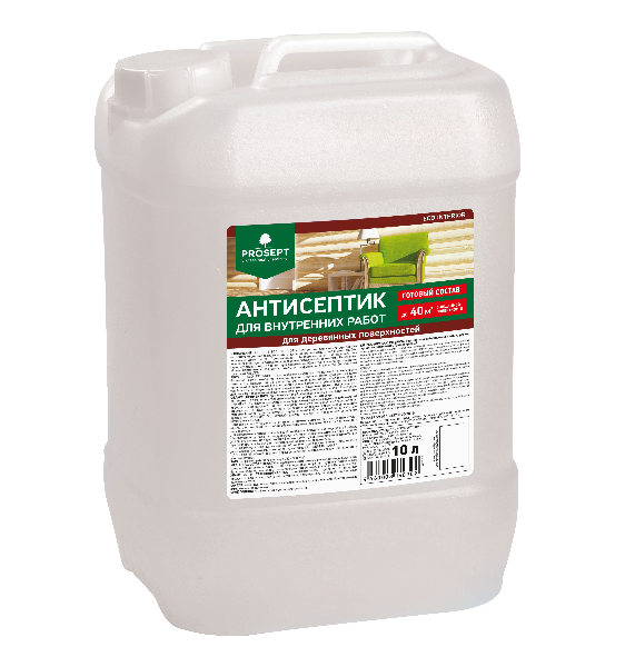 Антисептики для Древесины Prosept Eco Interior 10л 014-10 / Просепт.