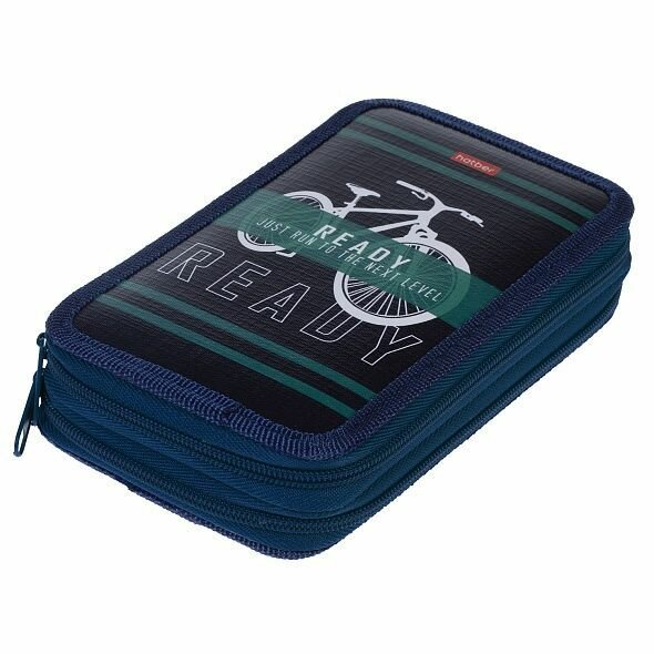 Пенал-книжка без наполнения Hatber 190х110мм 2 отделения