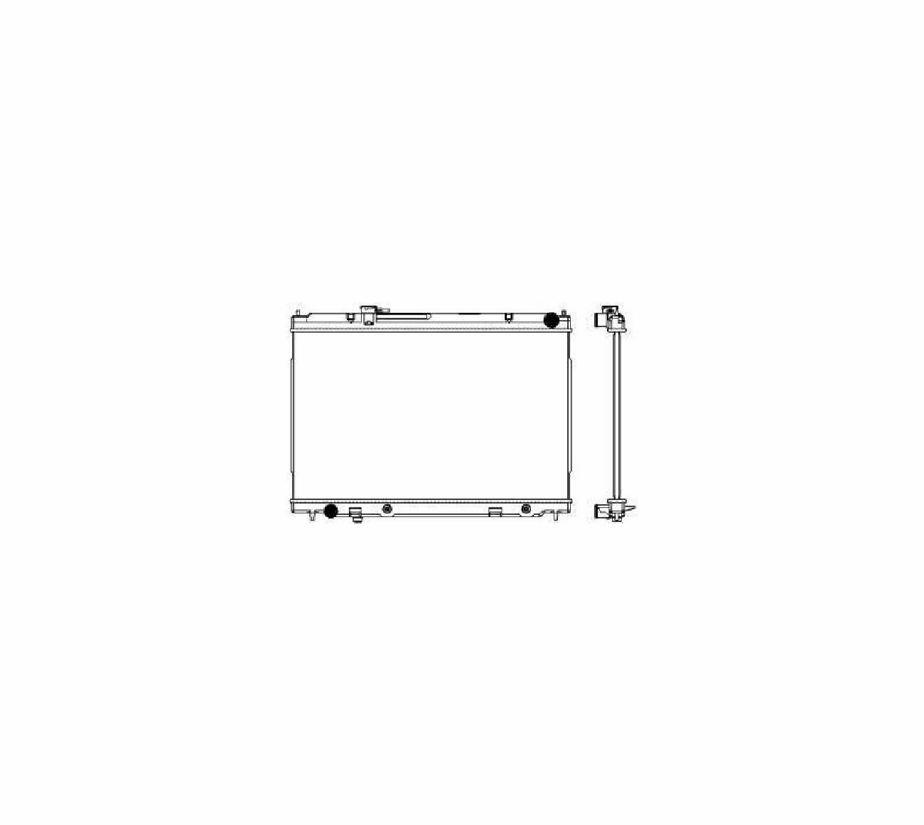 Радиатор охлаждения двигателя Sakura 32511015, OEM-номер 21460EG200