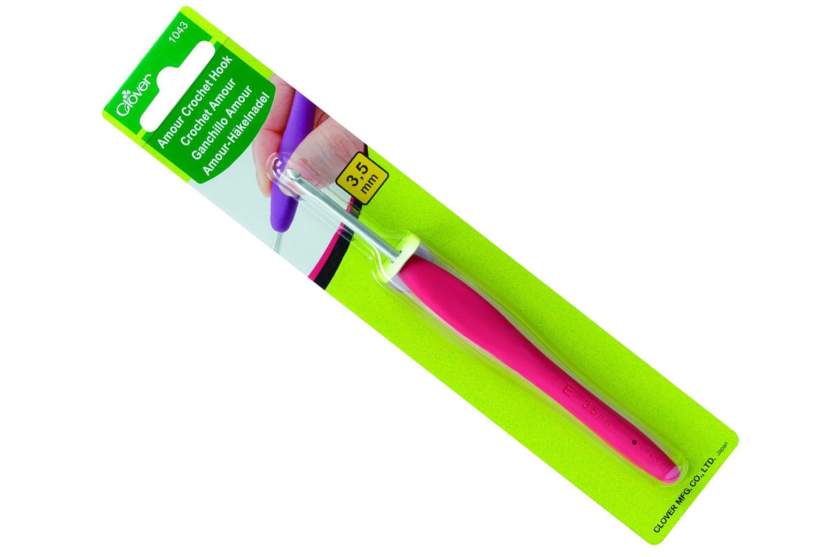 Крючок для вязания Amour Clover, Амор Кловер 3.50 мм (1043)
