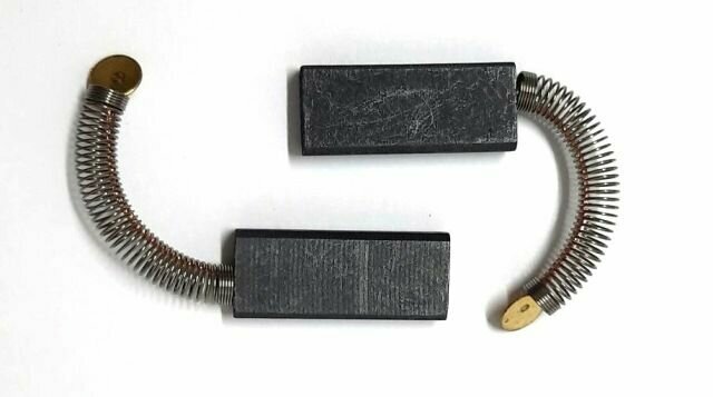 Щетки угольные 5х12х29 мм кр. пятак d-7 для пылесоса тайфун (2 шт.)